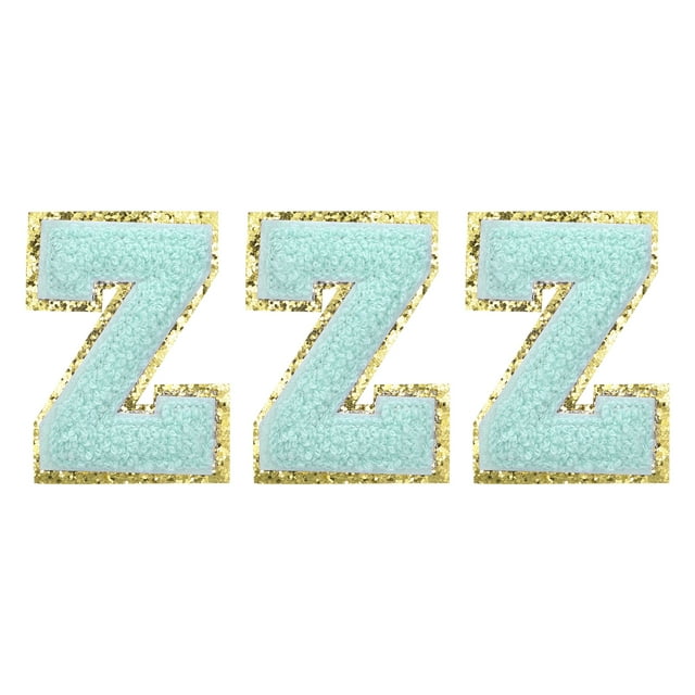 Uxcell Chenille Letters Z Patches Large Size 80mm/3.15 Inch Z Patches ...