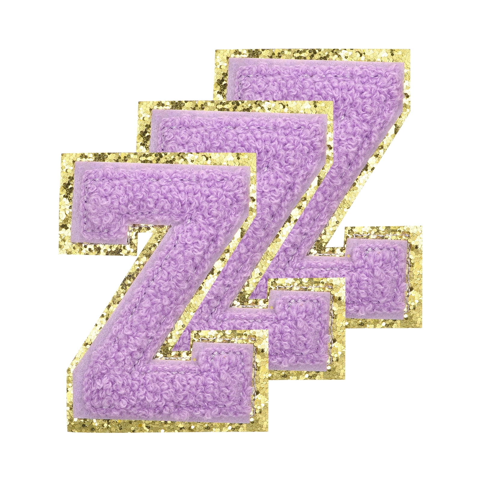 Uxcell Chenille Letters Z Patches Large Size 80mm/3.15 Inch Z Patches ...