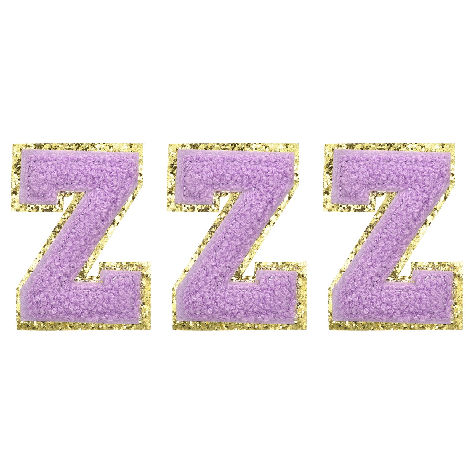 Uxcell Chenille Letters Z Patches Large Size 80mm/3.15 Inch Z Patches ...
