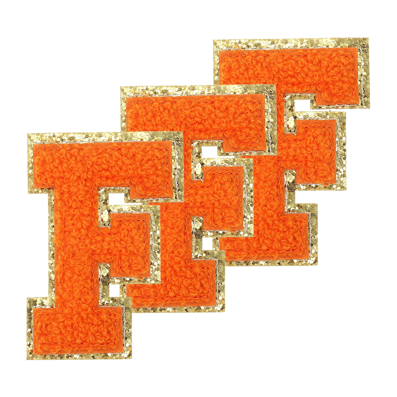 Chenille Sew on Letter Patches, Self-Adhesive Patches Letter-F ...