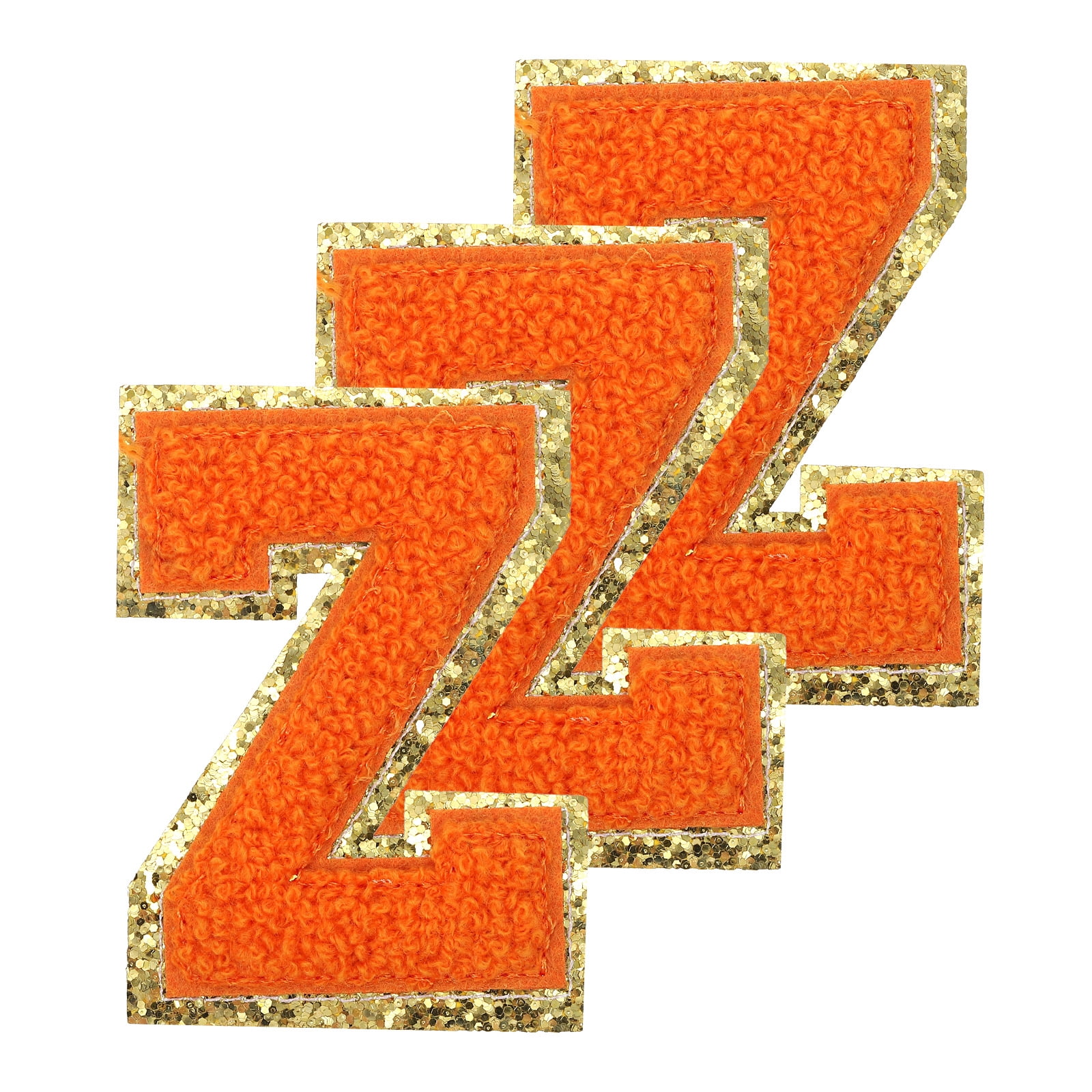 Chenille Sew on Letter Patches, Self-Adhesive Patches Letter-Z ...