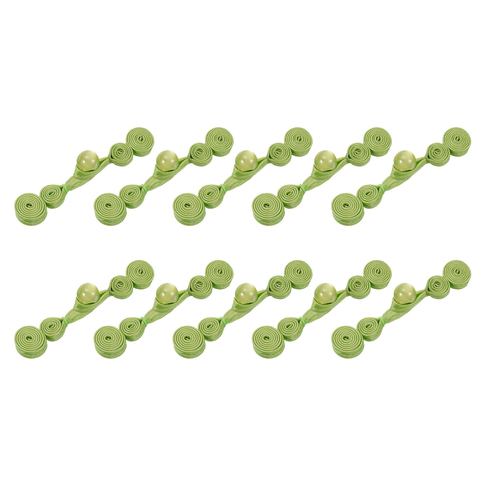 Uxcell Chinese Knots Frog Buttons Closure Sewing Fasteners, 10 Pairs ...