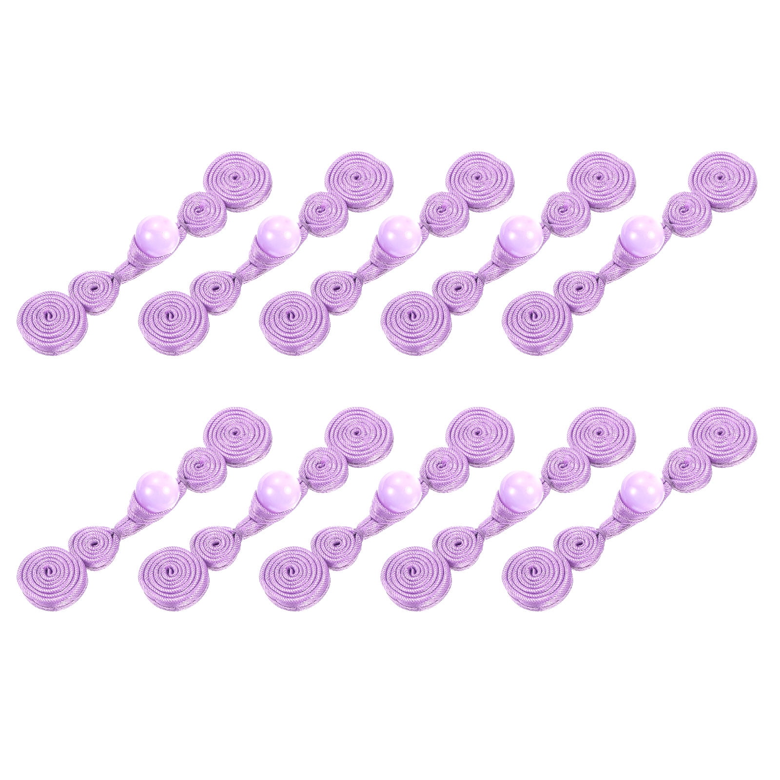 Uxcell Chinese Knots Frog Buttons Closure Sewing Fasteners, 10 Pairs ...