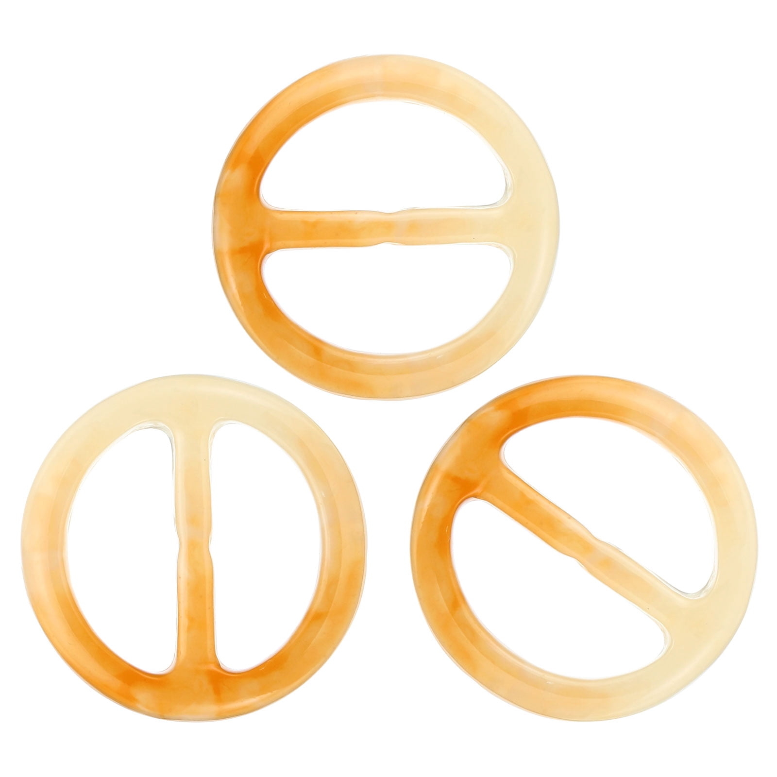 Uxcell Circle Round Resin Scarf Ring Clip, for Woman Silk Scarf Loose T ...