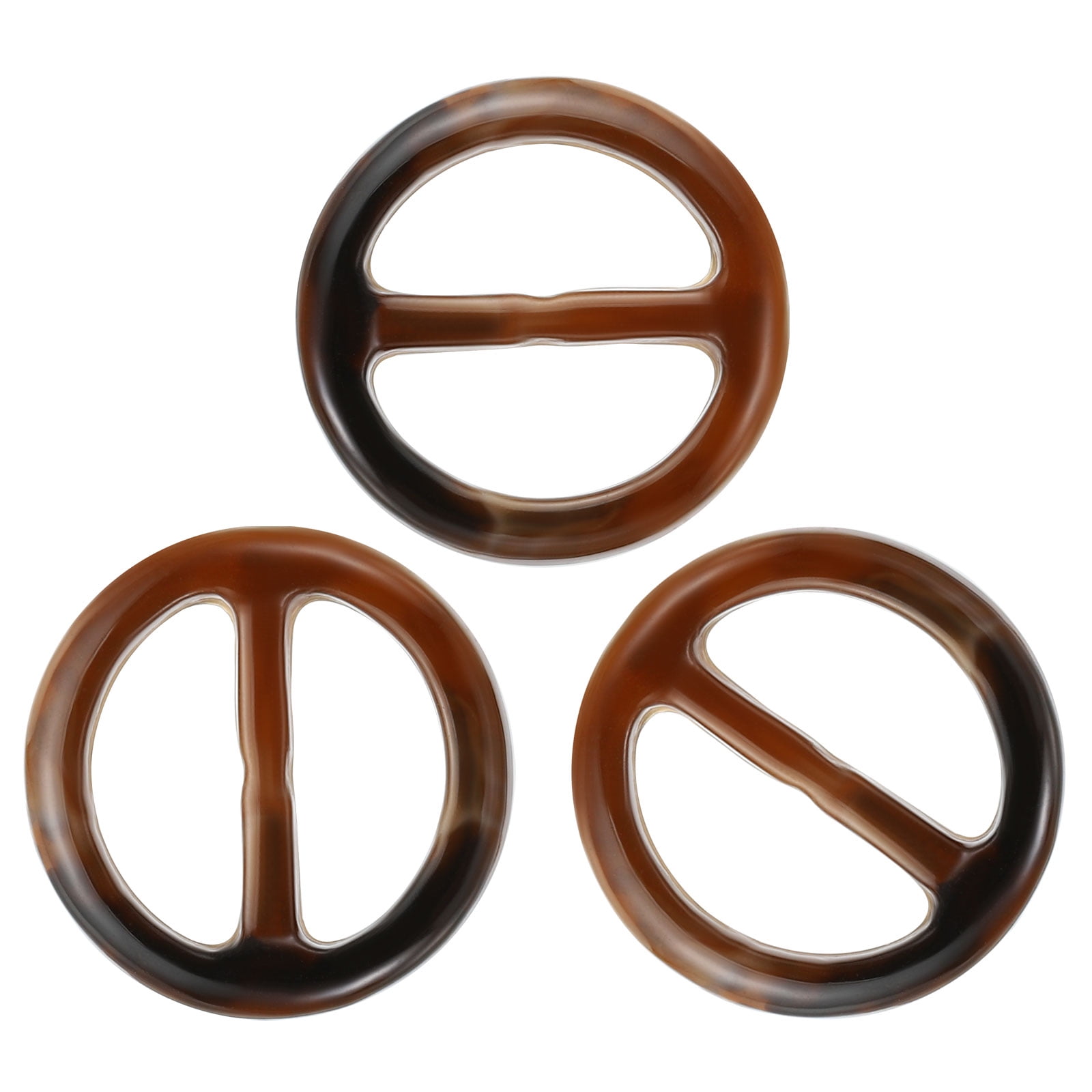 Uxcell Circle Round Resin Scarf Ring Clip, for Woman Silk Scarf Loose T ...