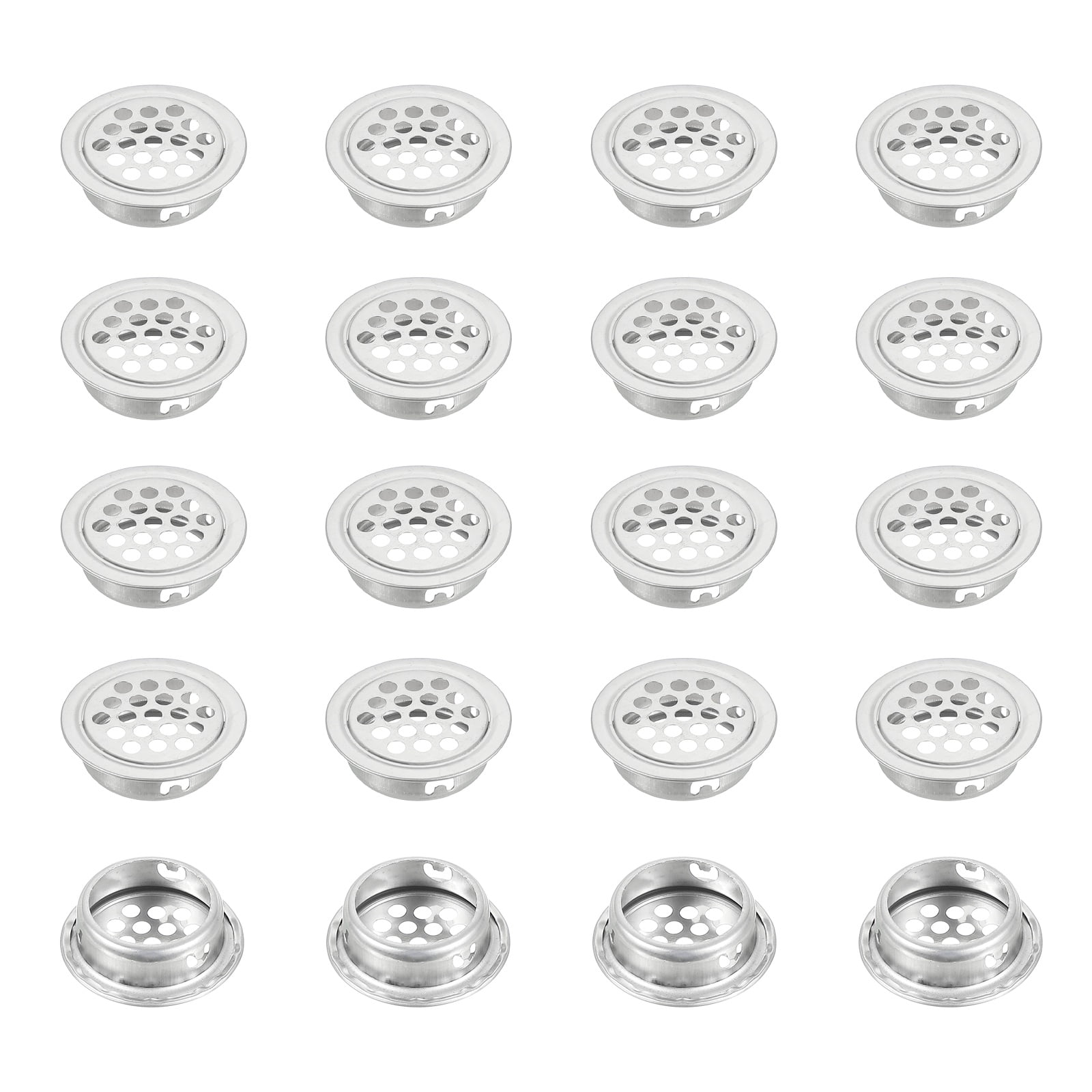 Uxcell Circular Soffit Vent, Stainless Steel Round Mesh Hole Air Vent ...