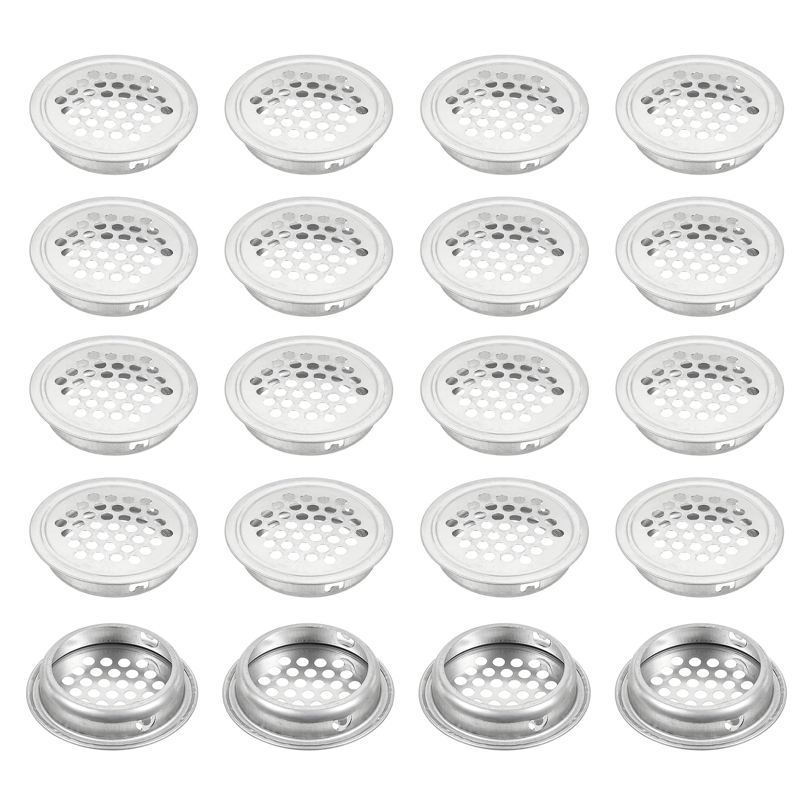 Uxcell Circular Soffit Vent, Stainless Steel Round Mesh Hole Air Vent ...