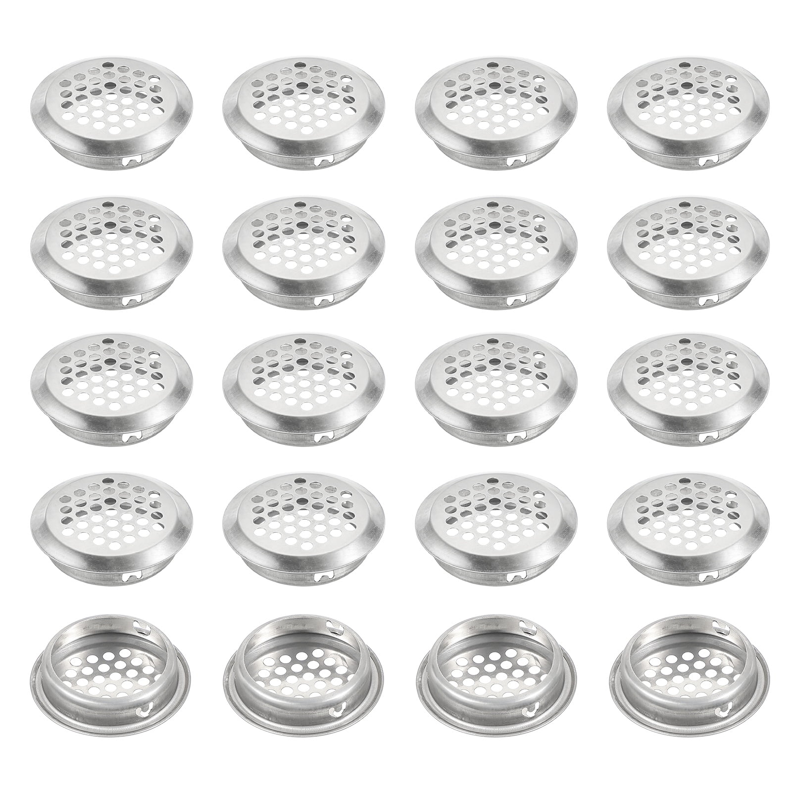 Uxcell Circular Soffit Vents, Stainless Steel Round Mesh Hole Air Vents ...