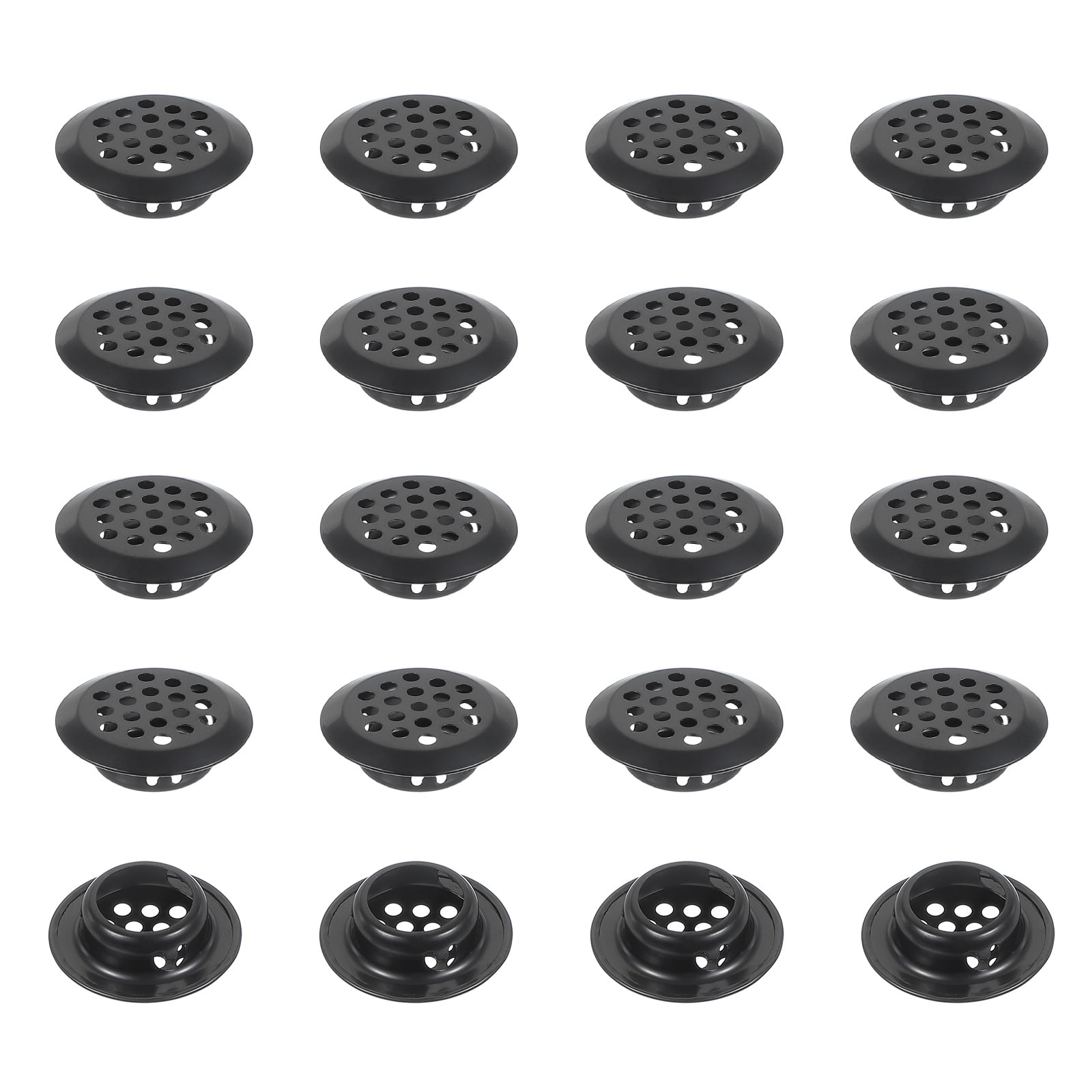 Uxcell Circular Soffit Vents, Stainless Steel Round Mesh Hole Air Vents ...