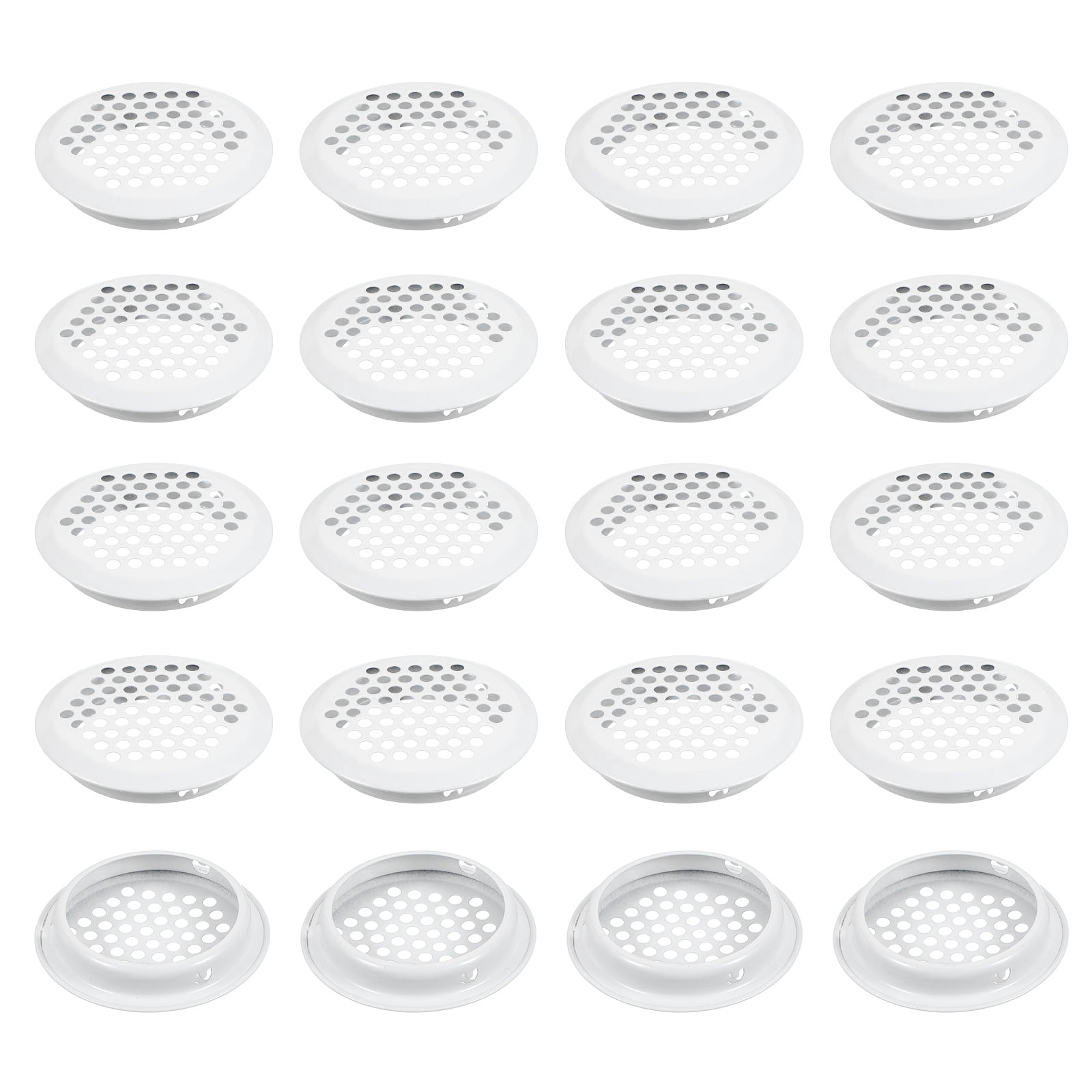Uxcell Circular Soffit Vents, Stainless Steel Round Mesh Hole Air Vents ...