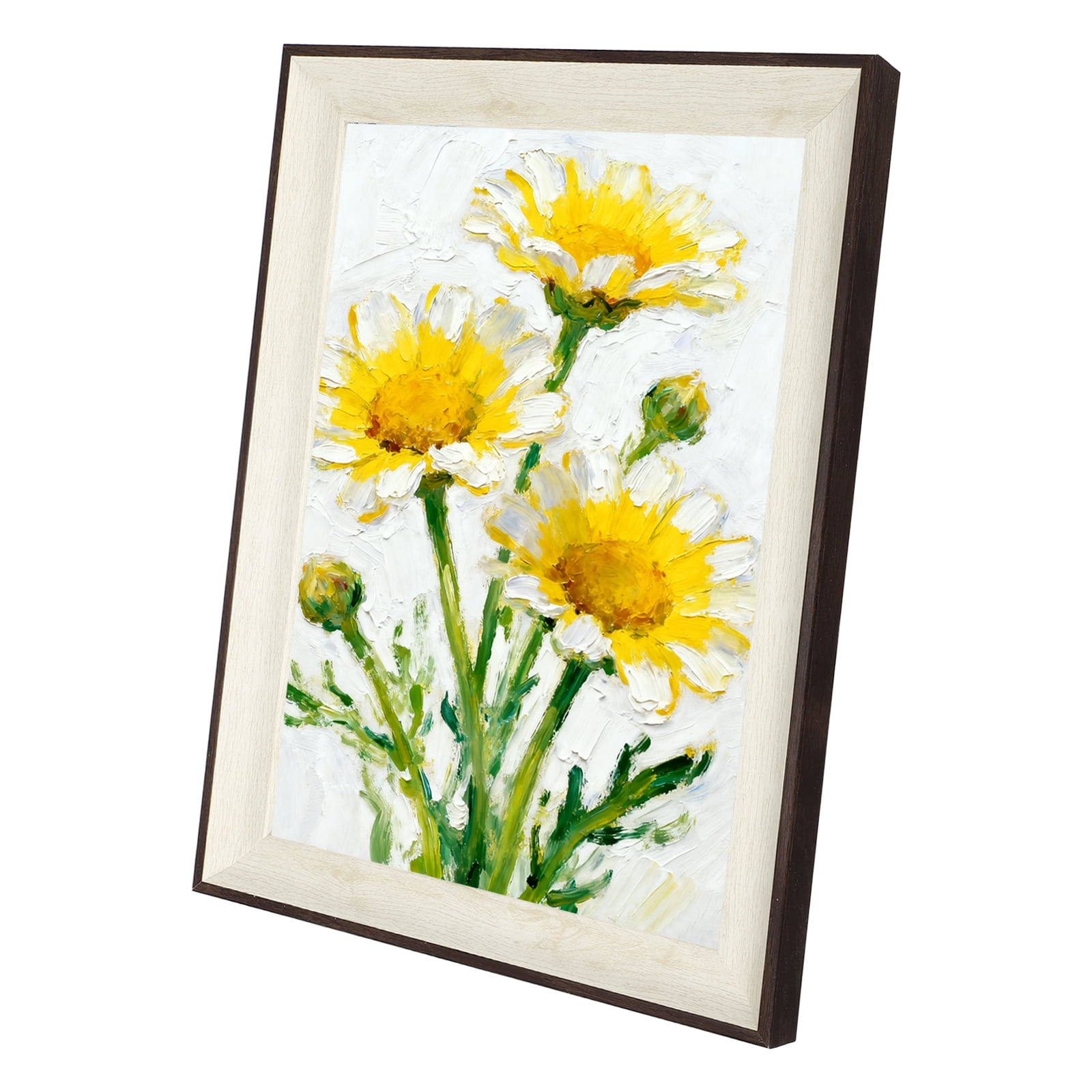 Uxcell Classic White Rectangle Photo Frame, 13.6x10.1 Inch Resin Photo ...