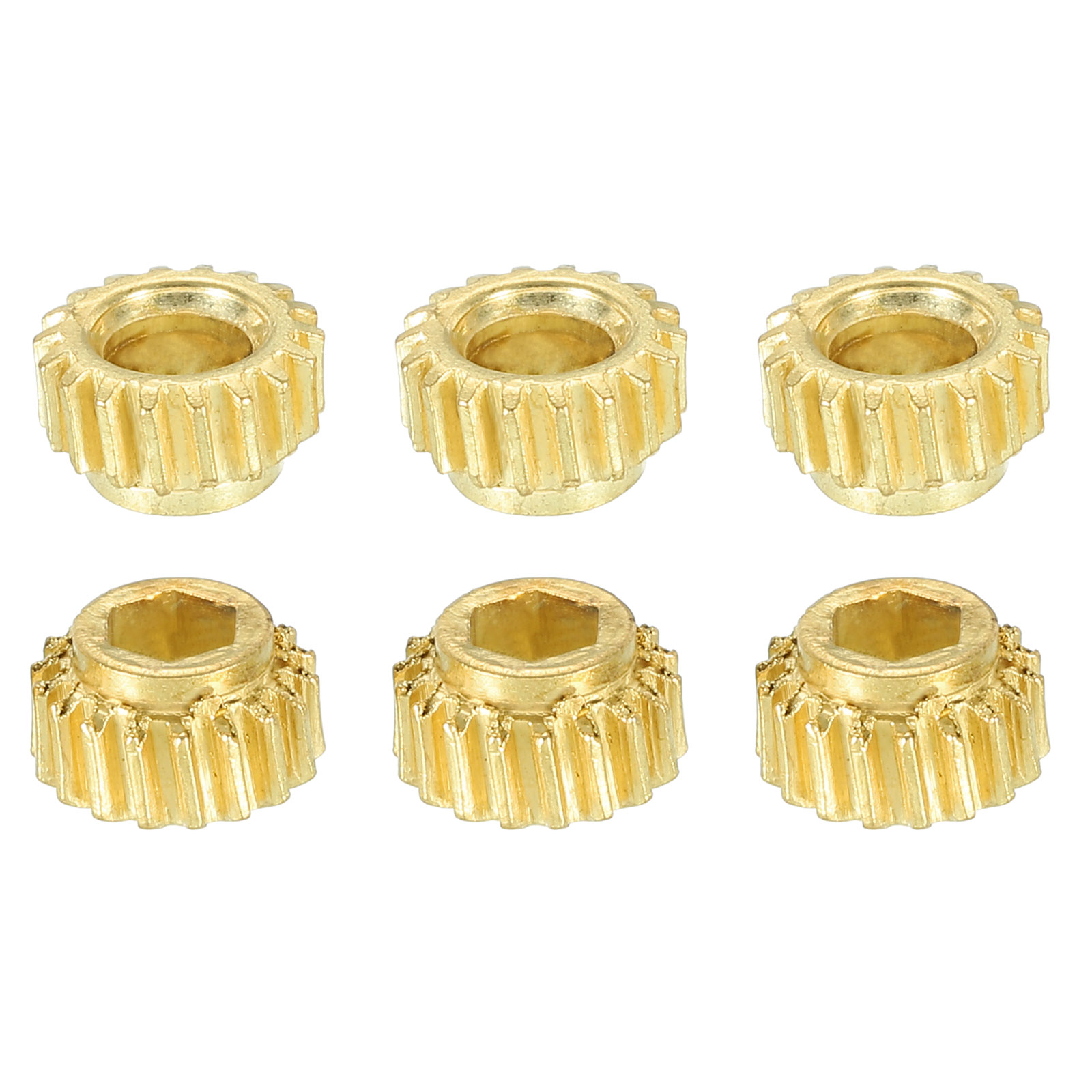Uxcell Classical Guitar String Tuning Peg Gear 4.4mm Inner Hexagon Hole ...