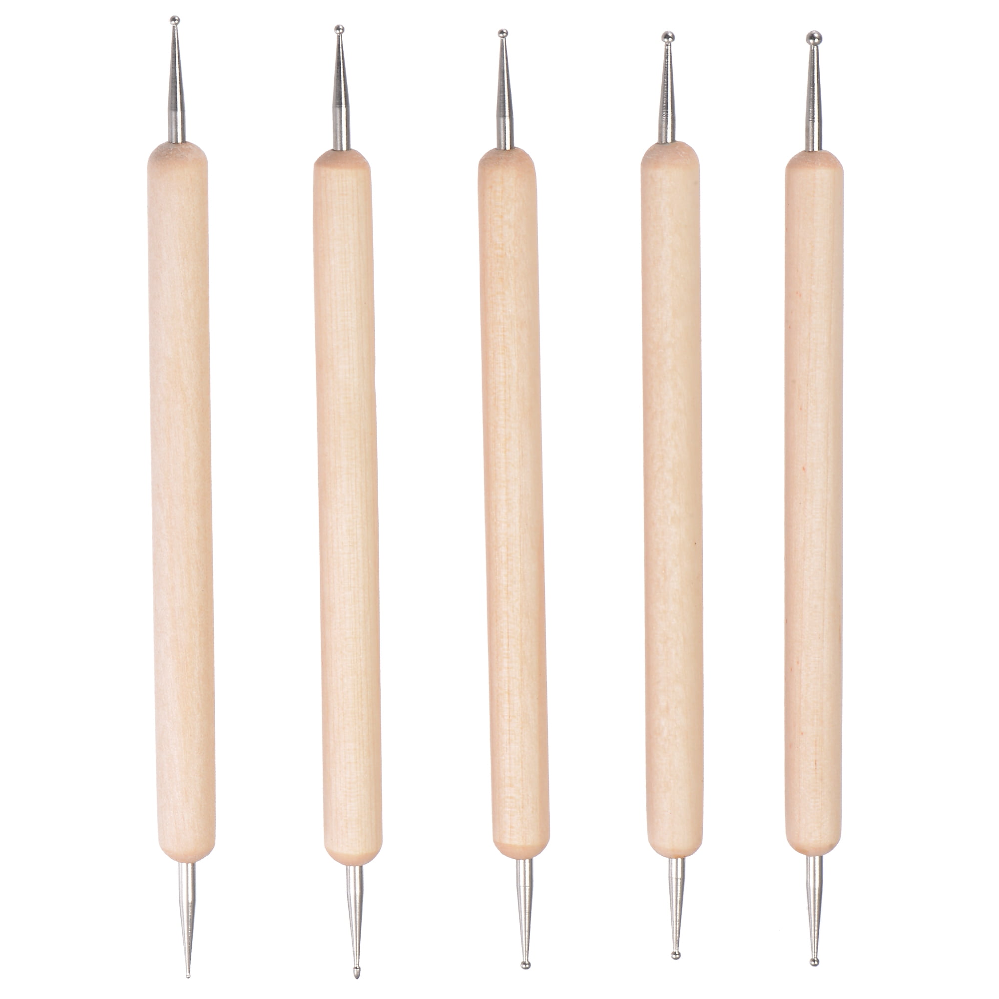 Uxcell Clay Sculpture Tools Set Double-Sided Ball Dotting Wood for ...