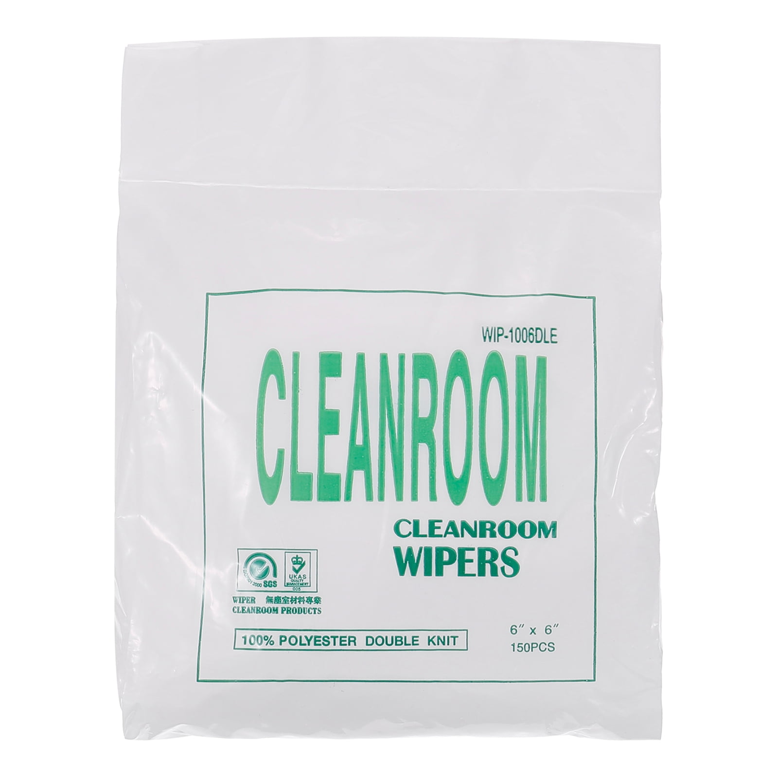 Uxcell Clean Room Wiper 6"x6" Double Knit Polyester with Laser Sealed ...