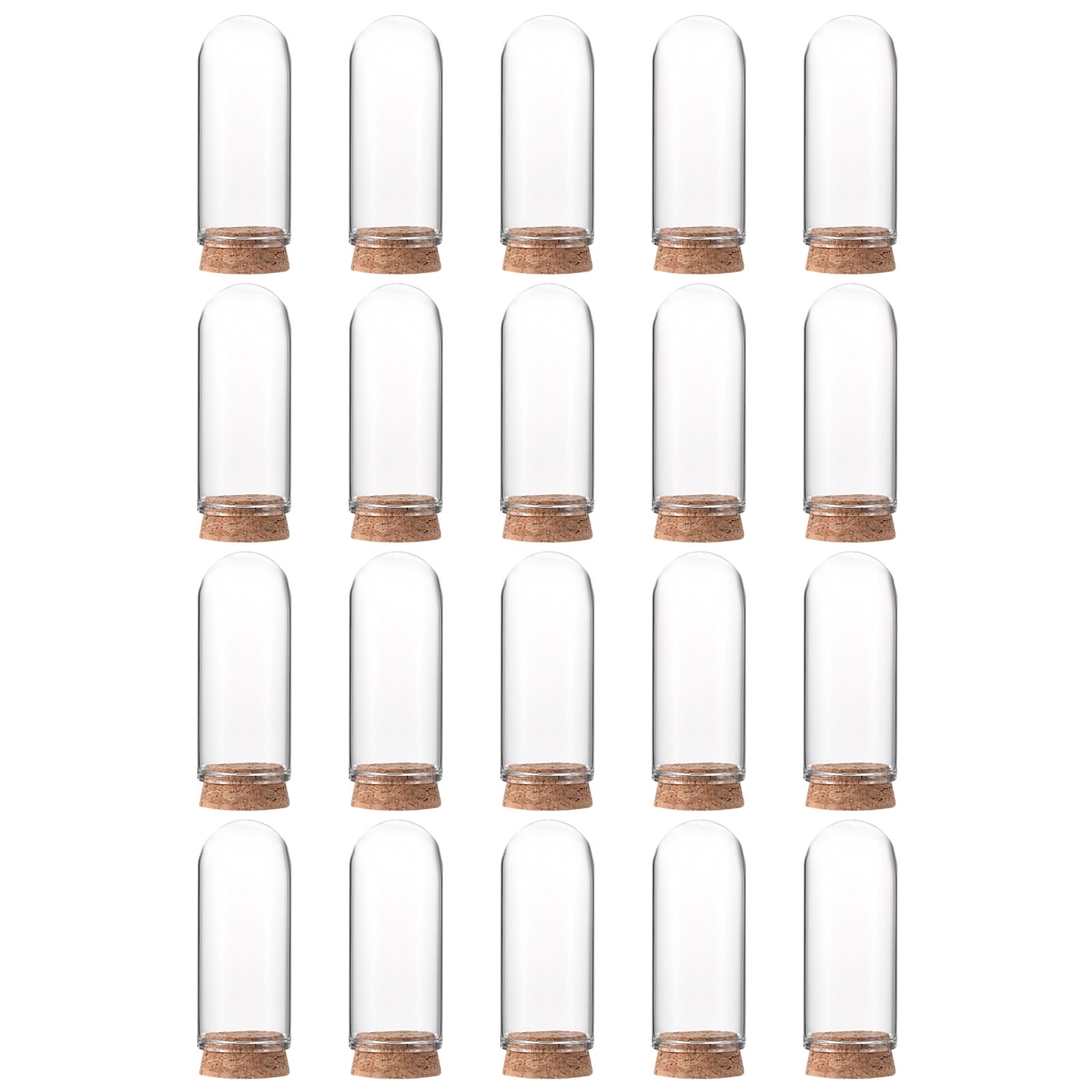Uxcell Clear Cloche Glass Dome Glass Bell Jar Display Case Tabletop ...