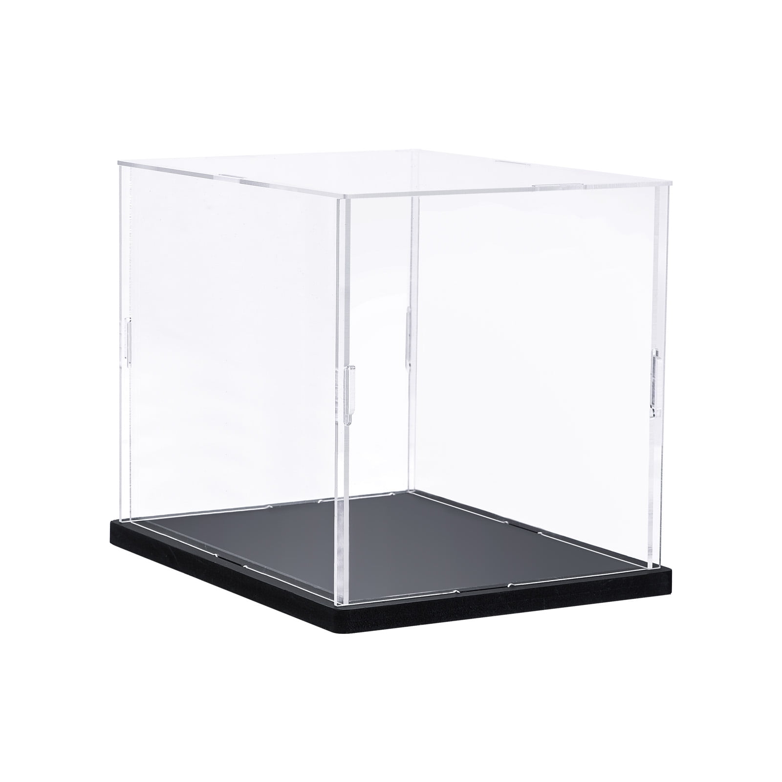 Uxcell Clear Display Case Acrylic Box, Assemble Transparent Box ...
