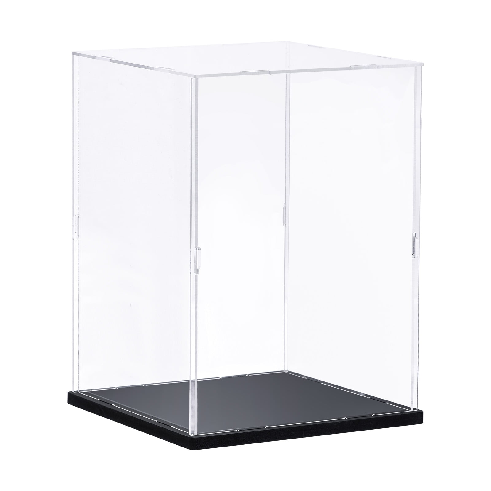 Uxcell Clear Display Case Acrylic Box, Assemble Transparent Box ...