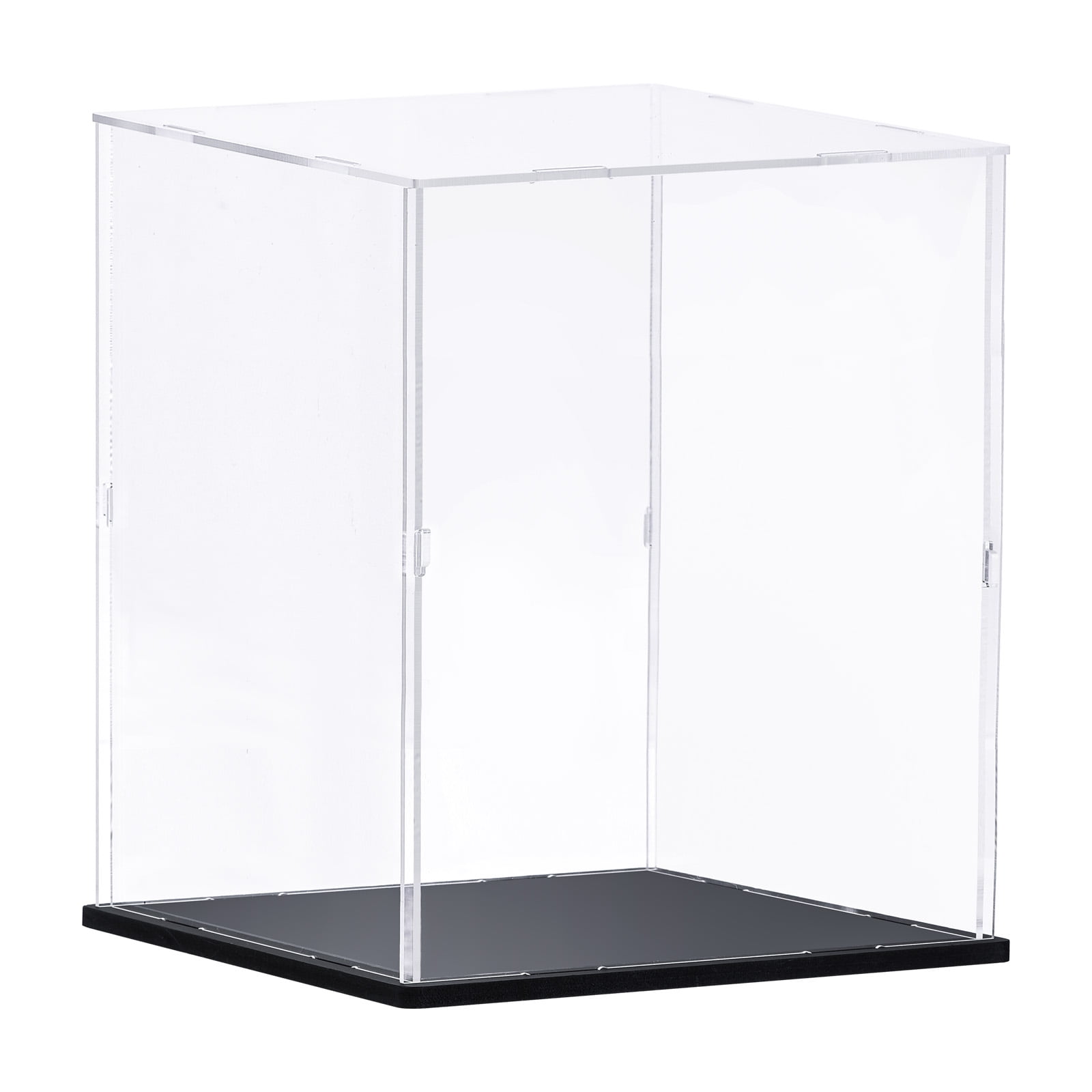 Uxcell Clear Display Case Acrylic Box, Assemble Transparent Box ...
