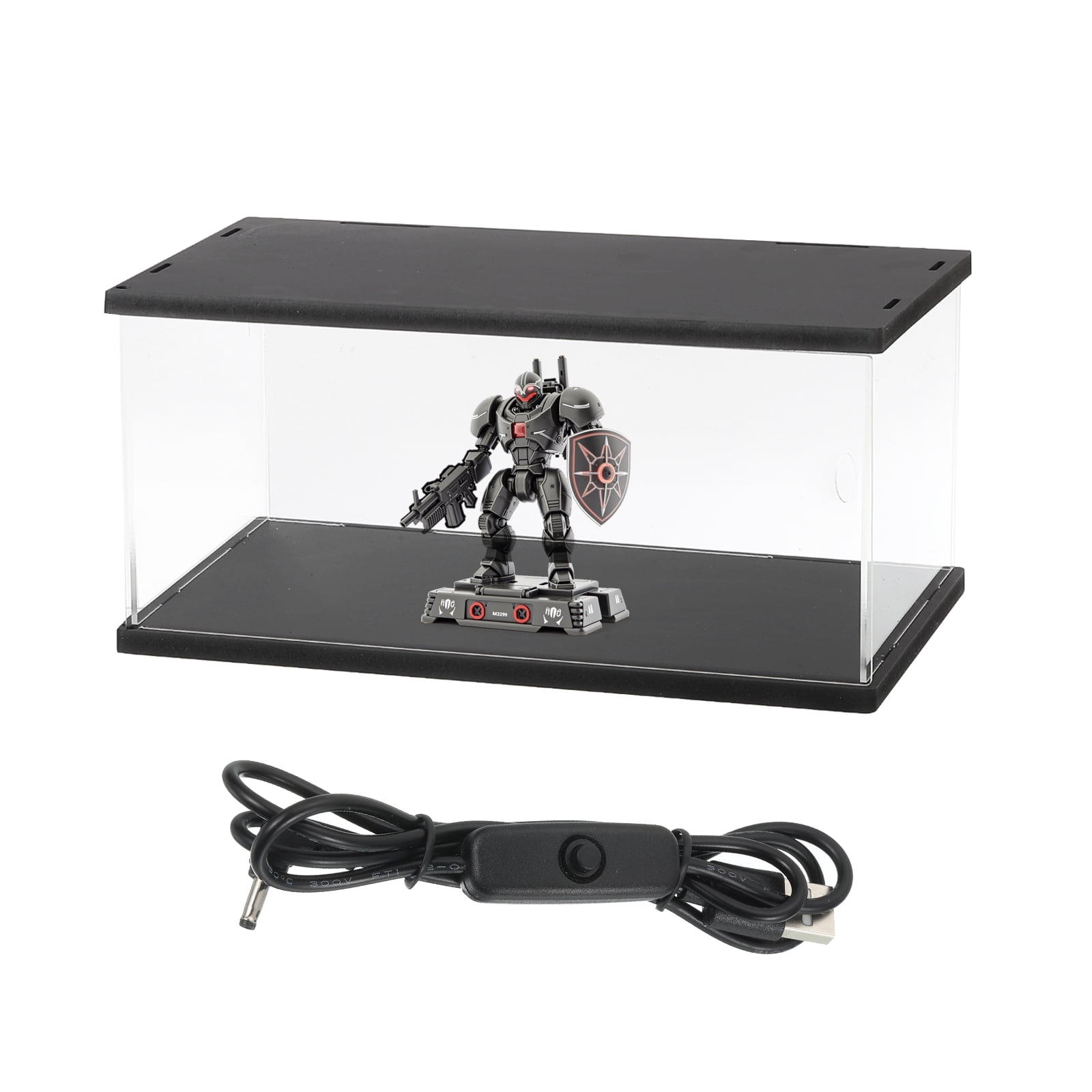 Uxcell Clear Display Case, Acrylic Figure Display Case Clear Display ...