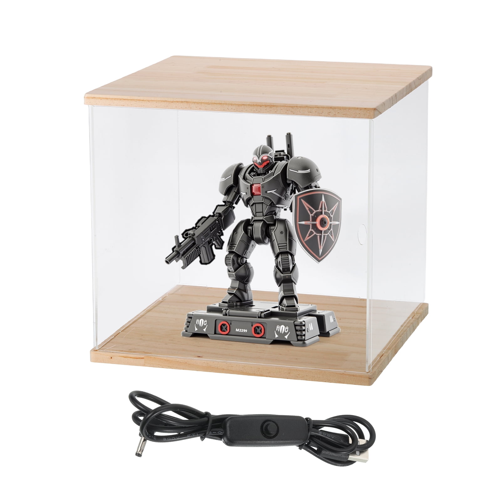 Uxcell Clear Display Case, Acrylic Figure Display Case Clear Display ...