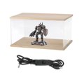 Uxcell Clear Display Case, Acrylic Figure Display Case Clear Display ...
