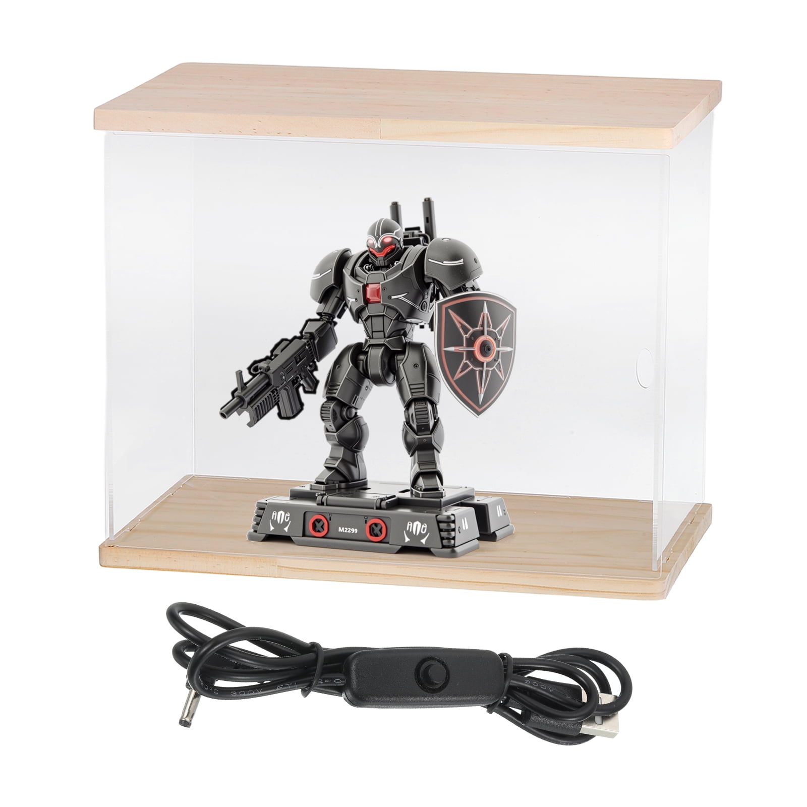 Uxcell Clear Display Case, Acrylic Figure Display Case Clear Display ...