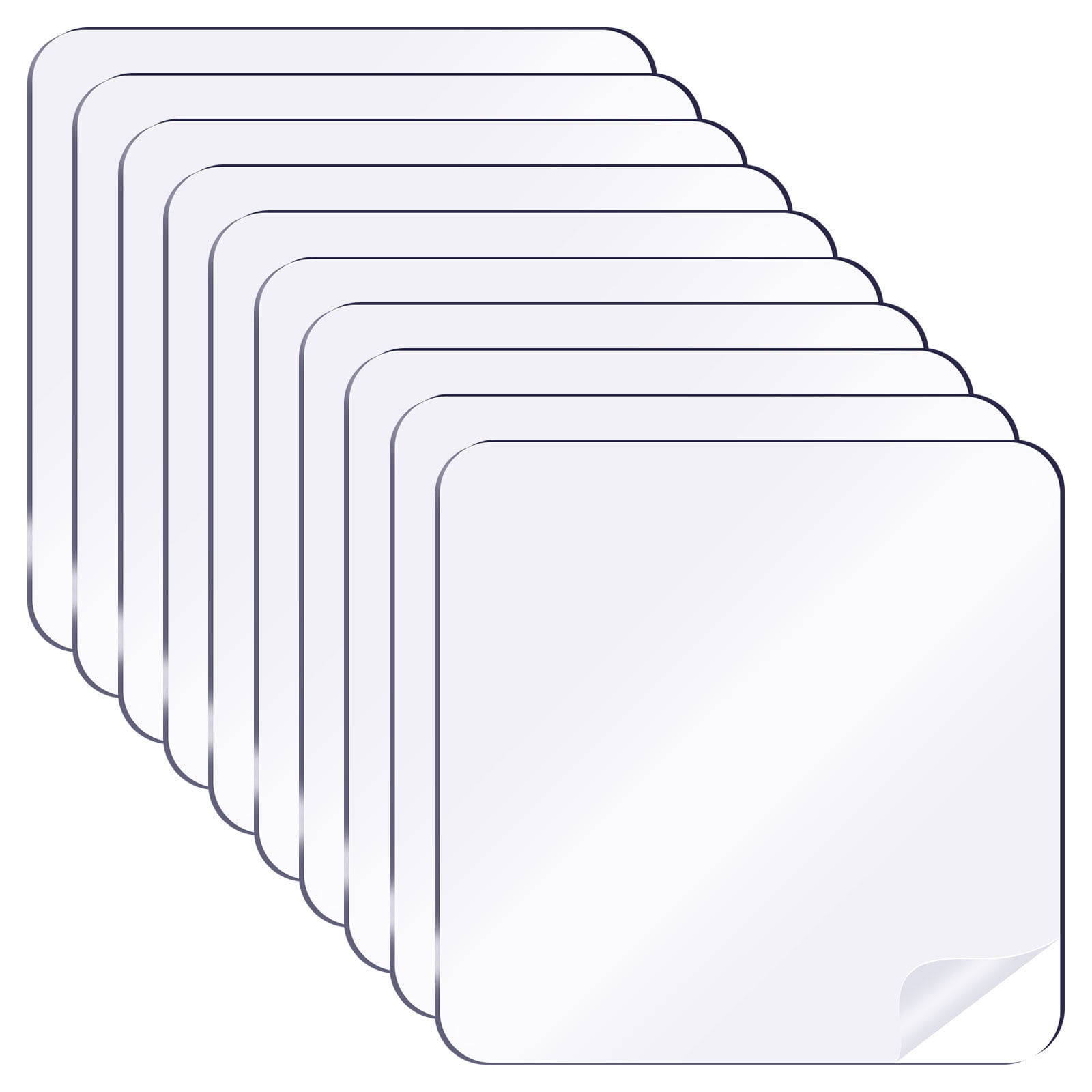 Uxcell Clear Double Sided Adhesive Pads, 1.89'' x 1.89'' Square Pre-Cut ...
