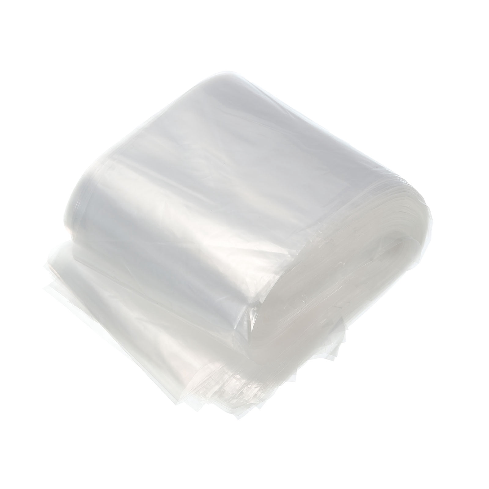 Uxcell Clear Flat Open Poly Bag PE 2 Mil 4x13 in for Hardware Storage ...