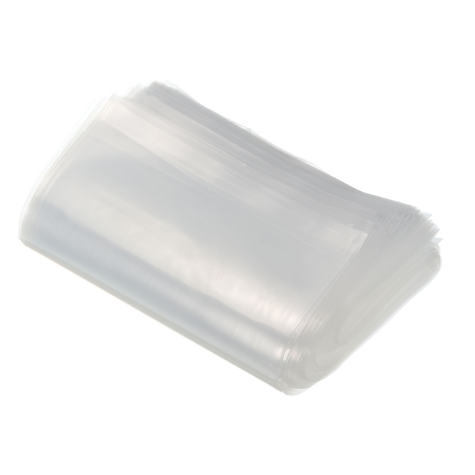 Uxcell Clear Flat Open Poly Bag PE 5.5 Mil 6x13.5 in for Hardware ...