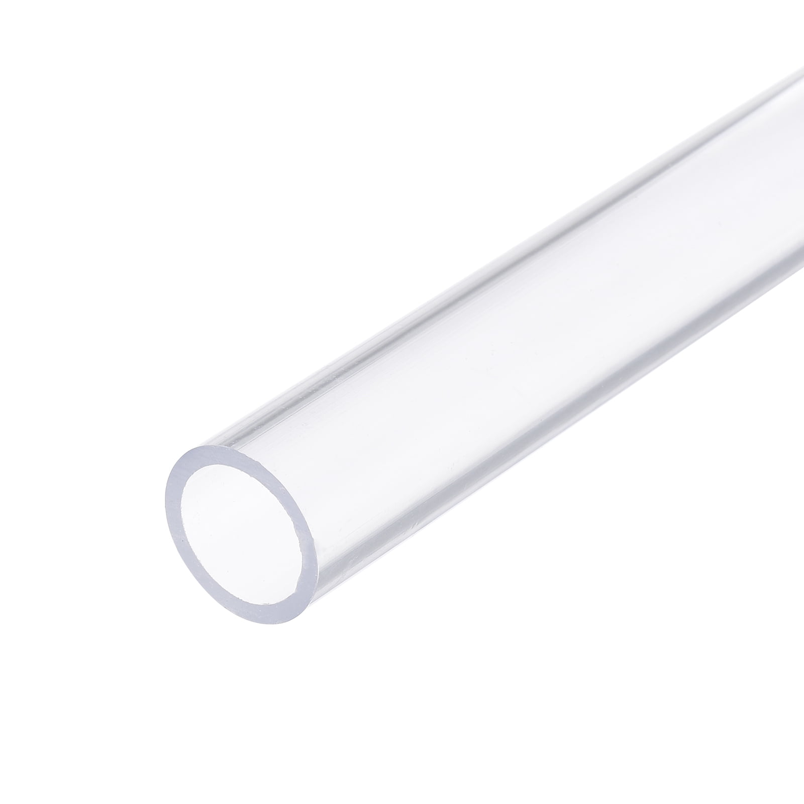 Uxcell Clear Rigid Pipe 20mm(3/4") ID 25mm OD 14" High Impact, Clear ...