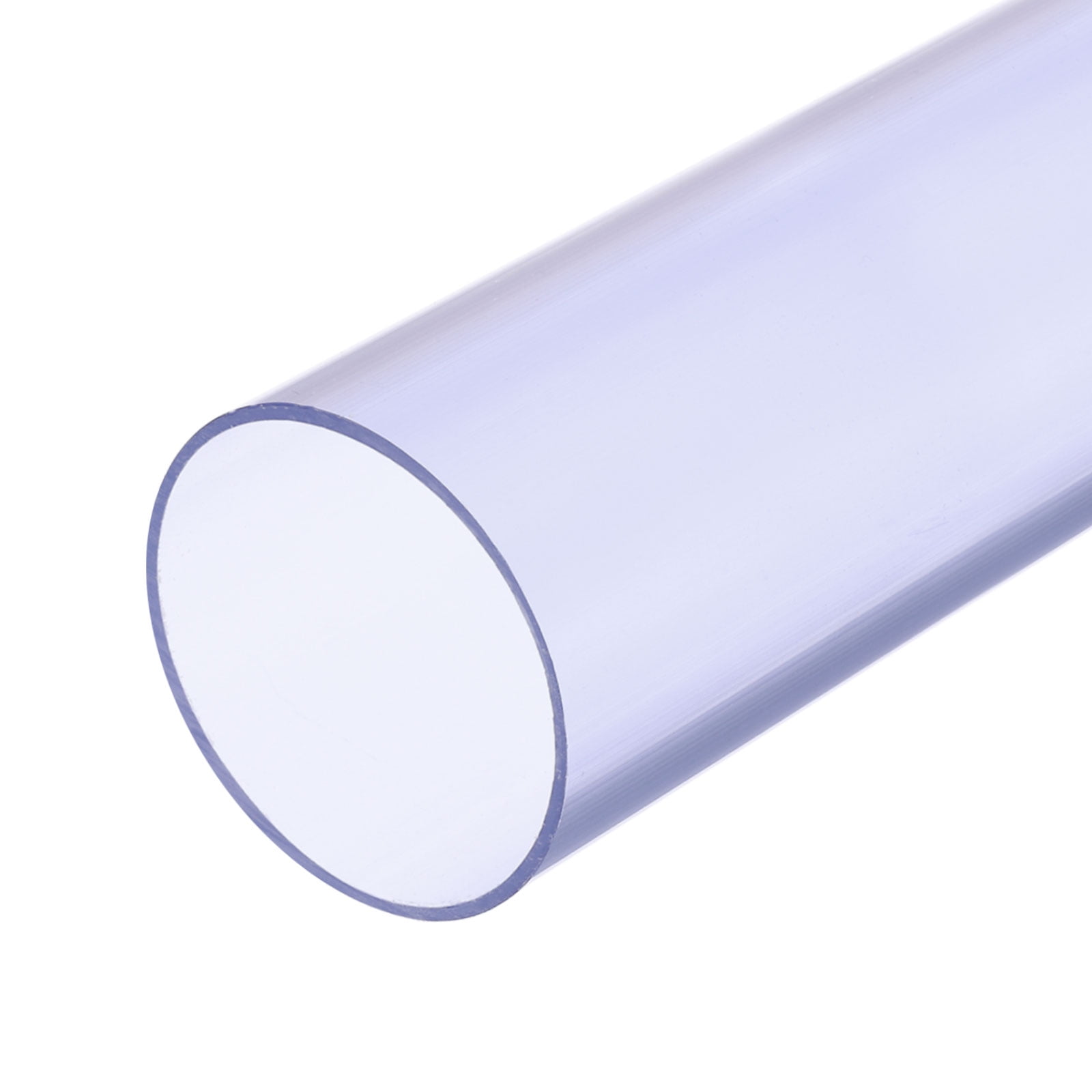 Uxcell Clear Rigid Pipe 82mm ID 90mm OD 14" High Impact for Water Pipe ...