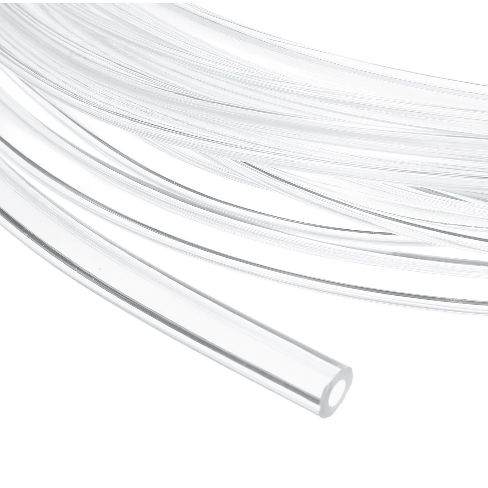 Uxcell Clear PVC Tubing, 4mm ID x 8mm OD - 15ft PVC Tube Lightweight ...