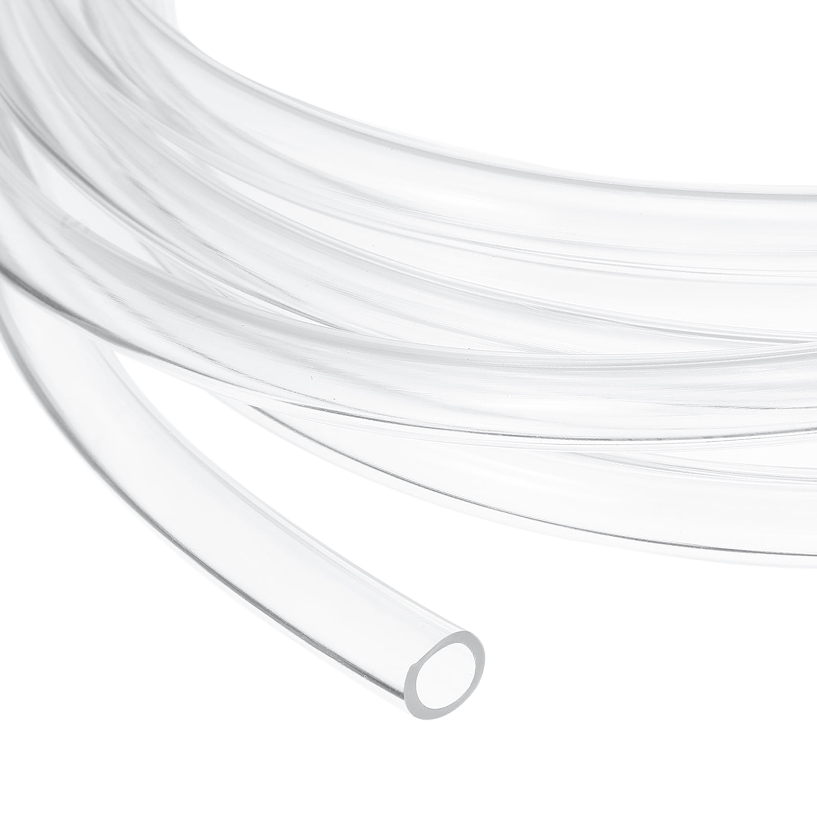 Uxcell Clear Tubing, 7mm ID x 9mm OD - 15ft Tube Lightweight Vinyl Hose ...