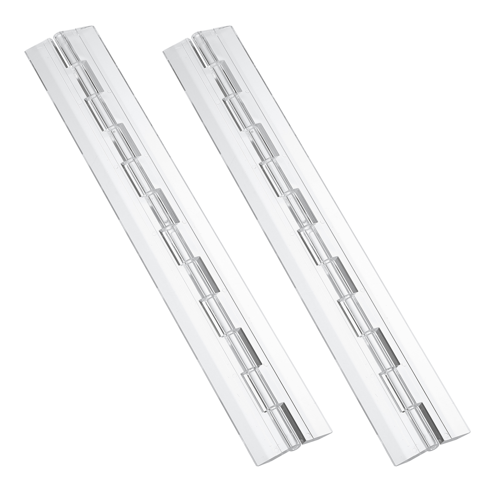 Uxcell Clear Plastic Hinges, Acrylic Hinges 300 x 45 mm Transparent ...