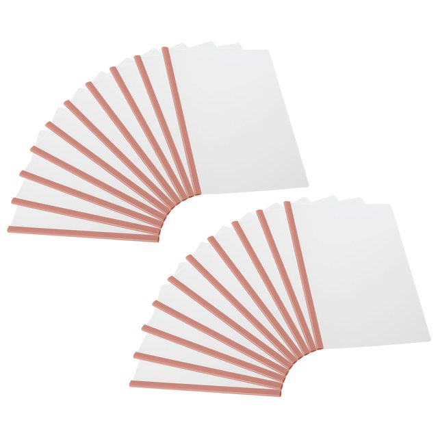 Uxcell Clear Report Cover with Sliding Bar, 20 Pcs 8mm Slide-Grip ...