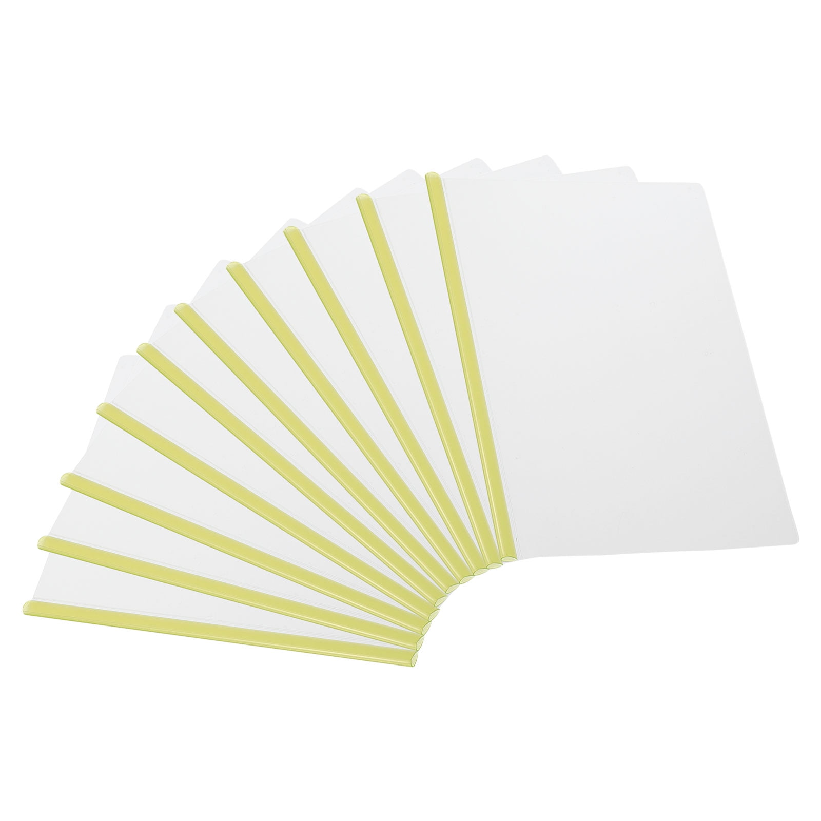 Uxcell Clear Report Covers with Sliding Bar, 10 Pcs 8mm Slide-Grip ...