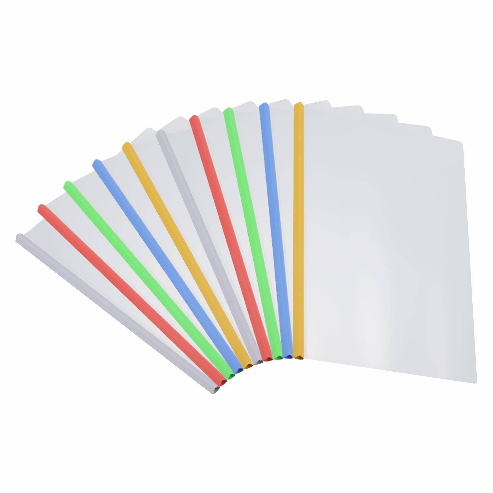 Uxcell Clear Report Covers with Sliding Bar, 10mm 75 Sheets Capacity, 5 ...