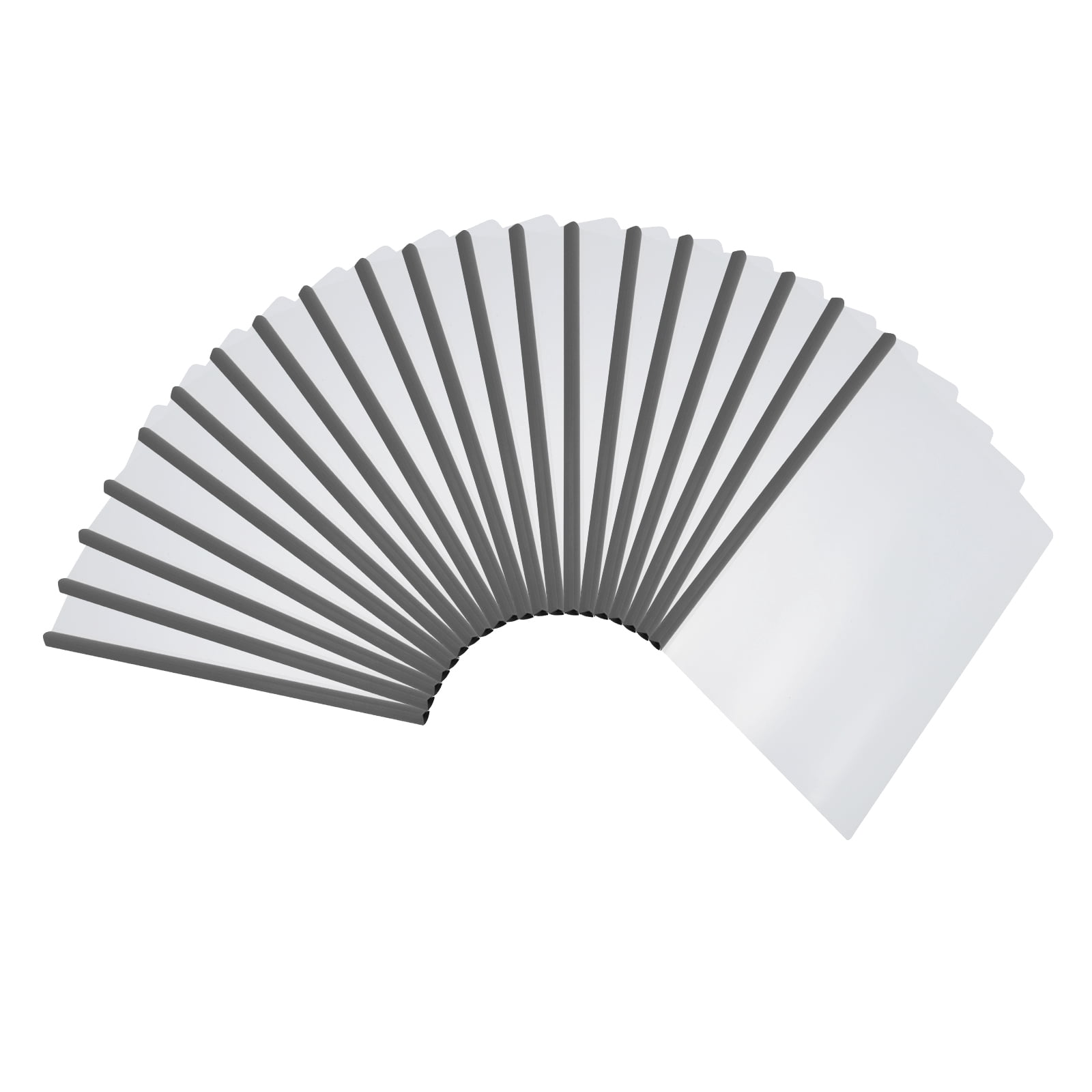 Uxcell Clear Report Covers with Sliding Bar, 10mm 75 Sheets Capacity ...