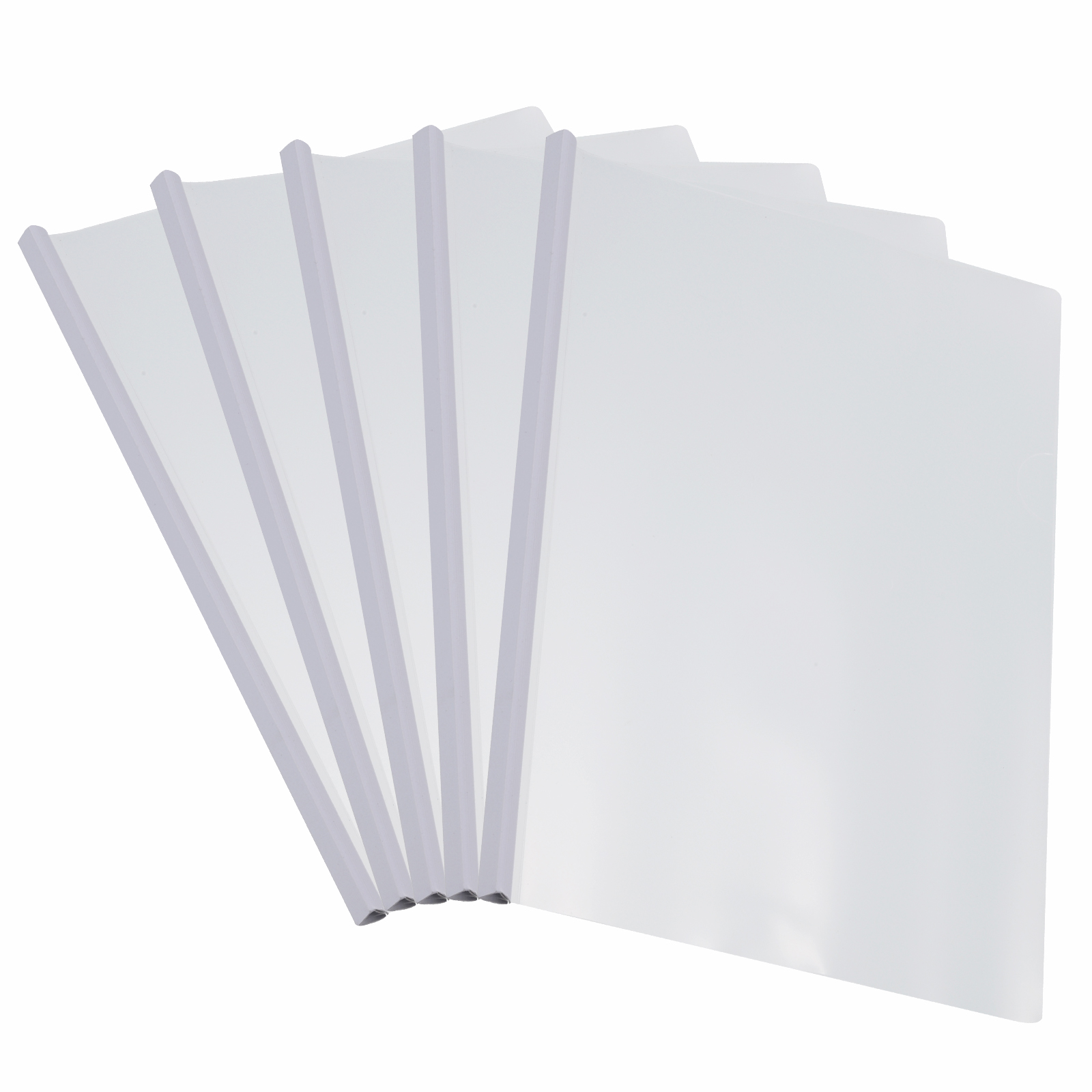 Uxcell Clear Report Covers with Sliding Bar, 10mm 75 Sheets Capacity ...
