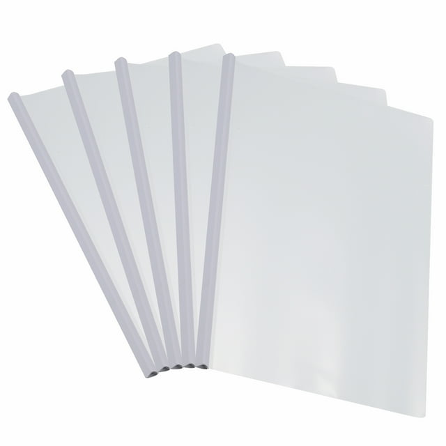 Uxcell Clear Report Covers with Sliding Bar, 10mm 75 Sheets Capacity ...