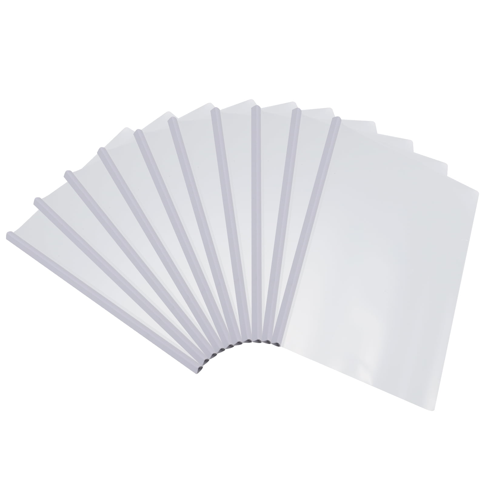 Uxcell Clear Report Covers with Sliding Bar, 10mm 75 Sheets Capacity ...