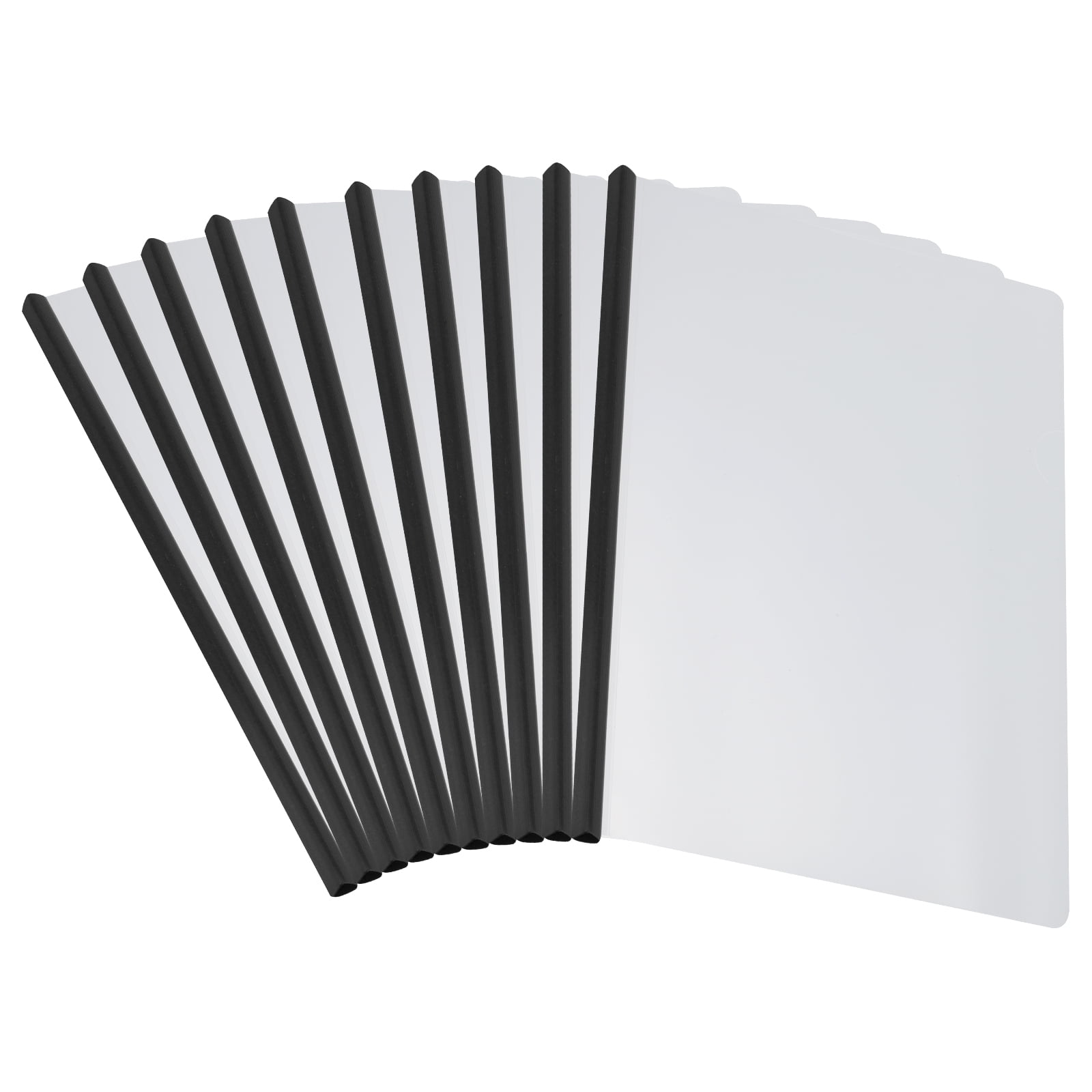 Uxcell Clear Report Covers with Sliding Bar, 15mm 135 Sheets Capacity ...