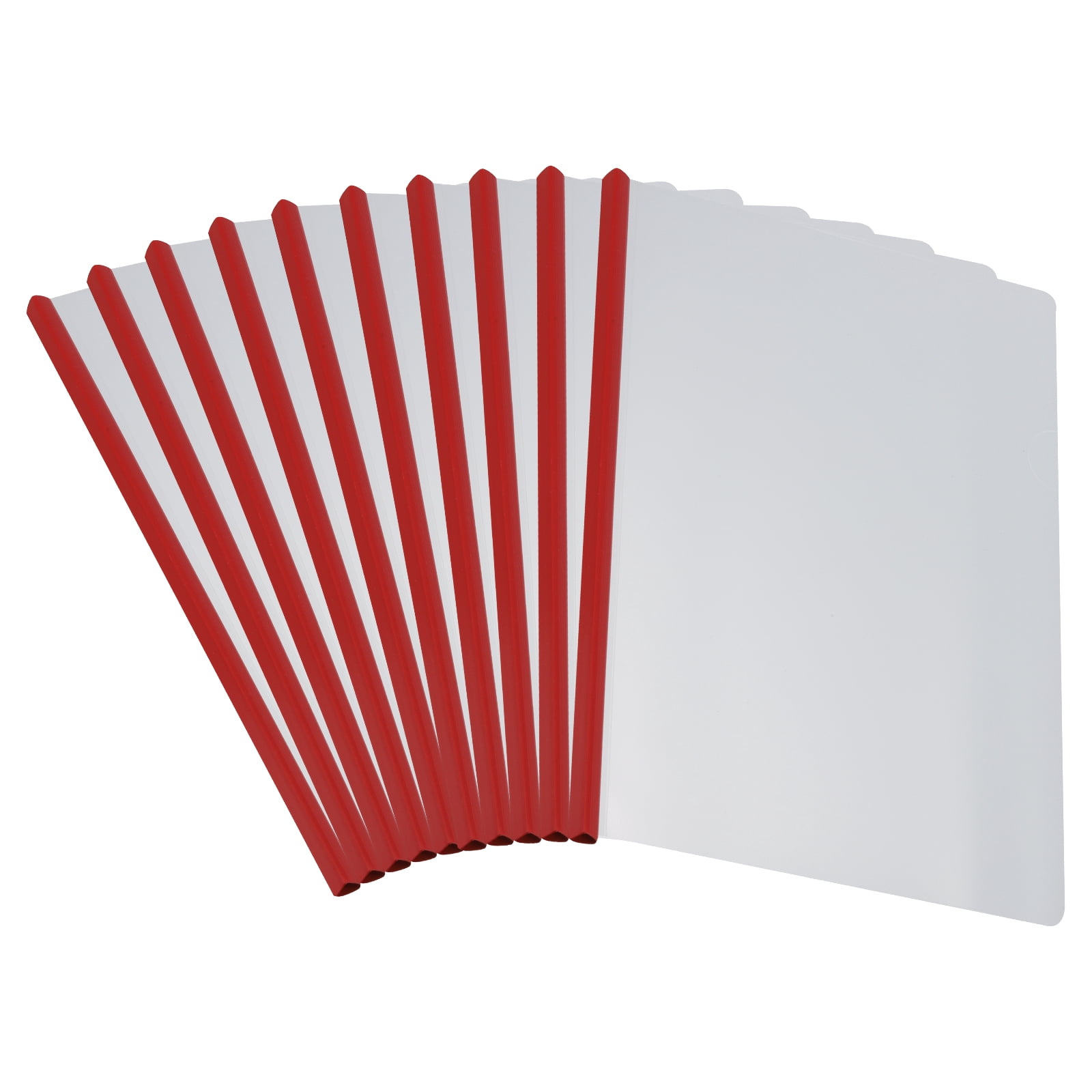 Uxcell Clear Report Covers with Sliding Bar, 15mm 135 Sheets Capacity ...