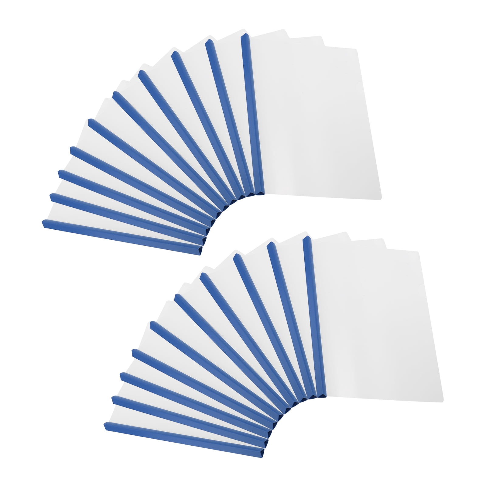 Uxcell Clear Report Covers with Sliding Bar, 20 Pcs 15mm Slide-Grip ...