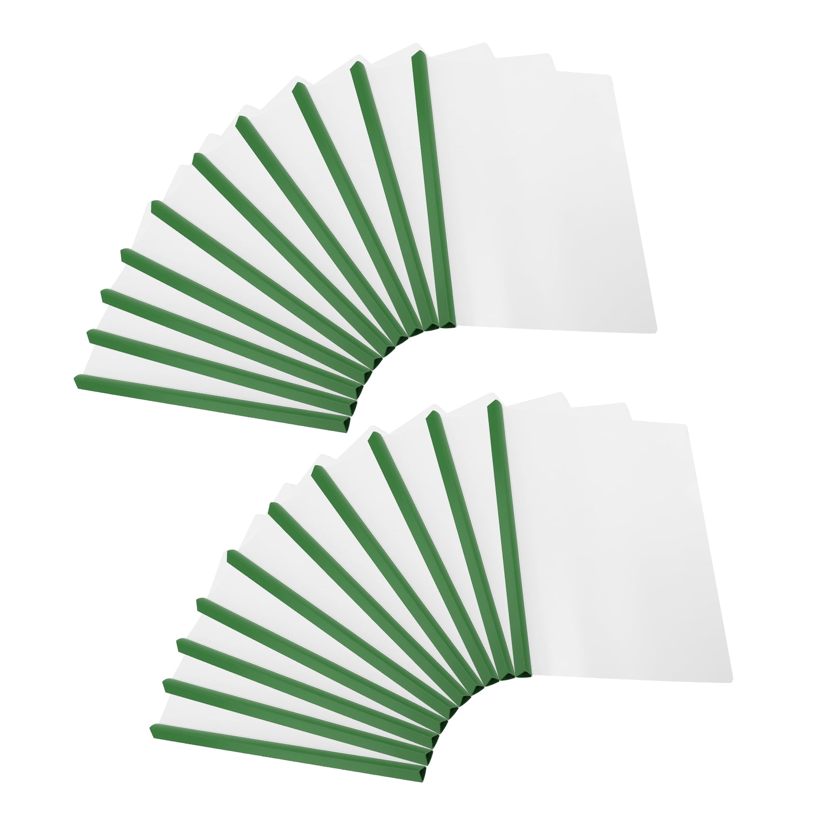 Uxcell Clear Report Covers with Sliding Bar, 20 Pcs 15mm Slide-Grip ...