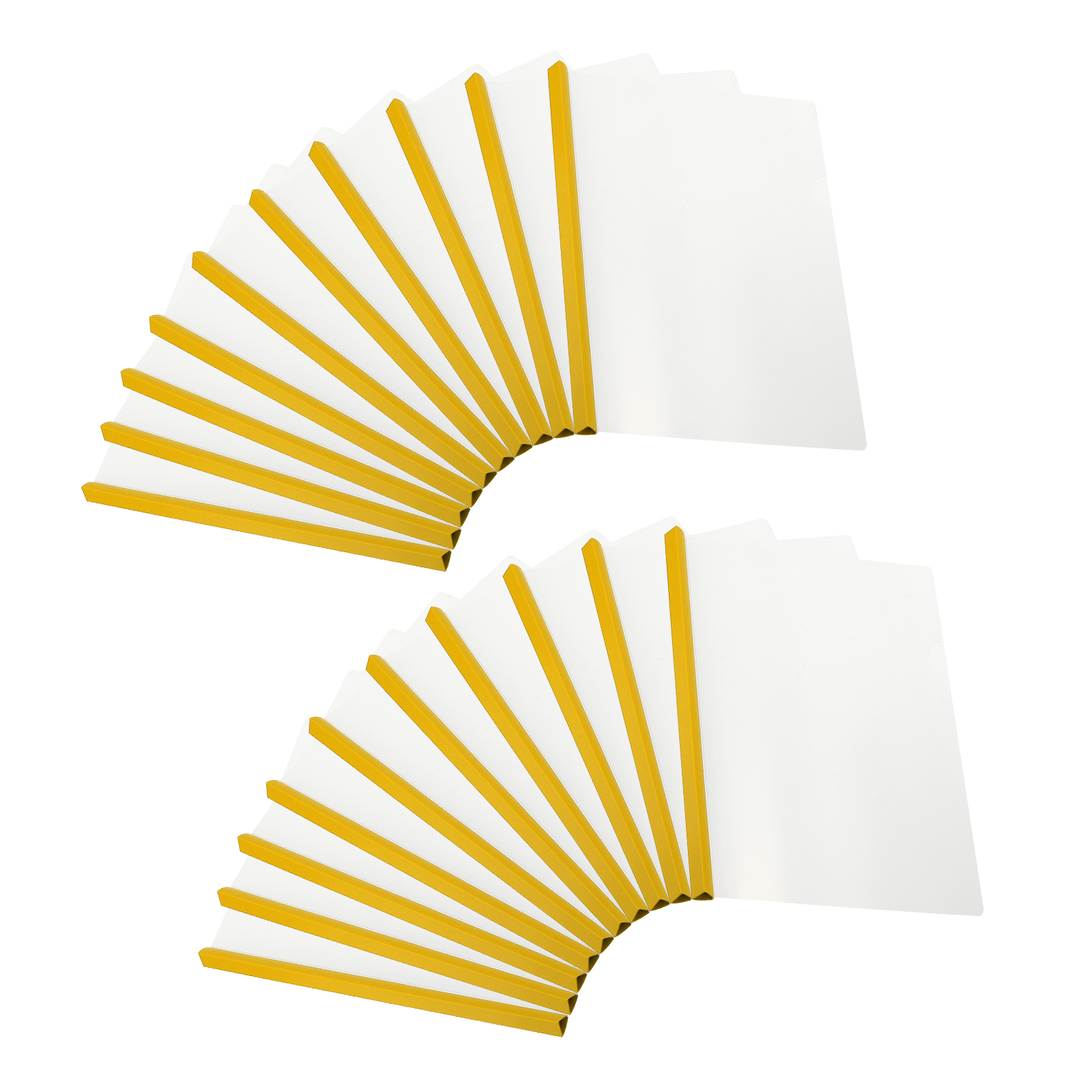 Uxcell Clear Report Covers with Sliding Bar, 20 Pcs 15mm Slide-Grip ...