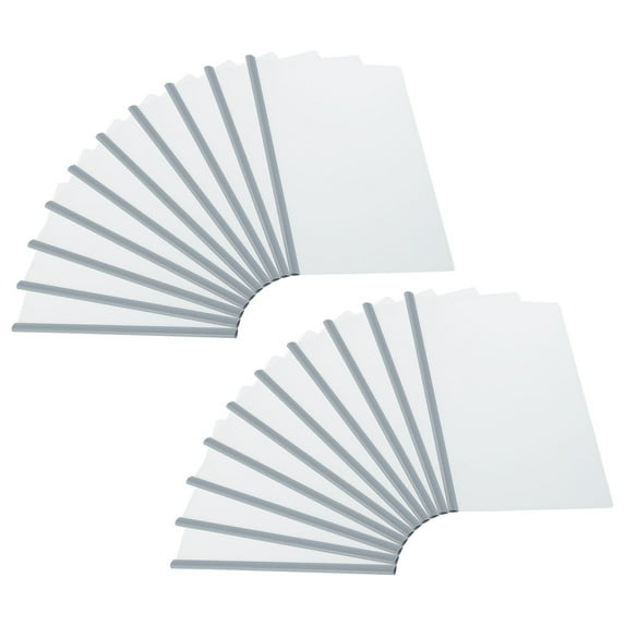 Uxcell Clear Report Covers with Sliding Bar, 20 Pcs 8mm Slide-Grip ...