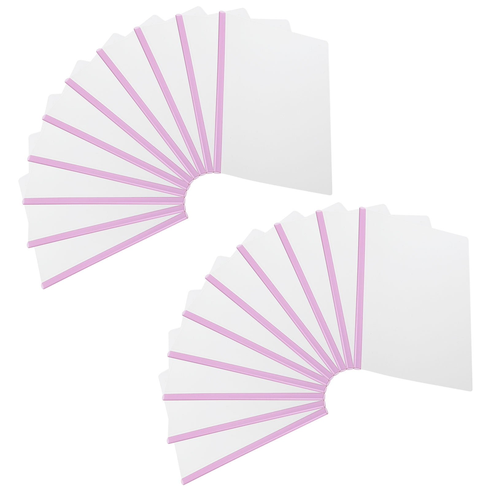 Uxcell Clear Report Covers with Sliding Bar, 20 Pcs 8mm Slide-Grip ...