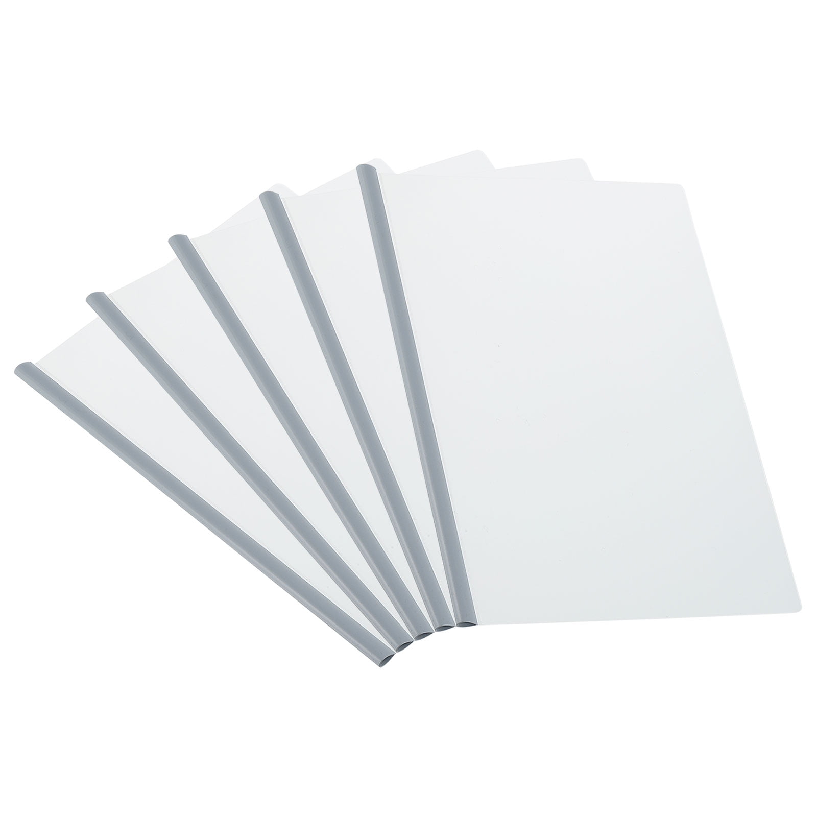 Uxcell Clear Report Covers with Sliding Bar, 5 Pcs 8mm Slide-Grip ...