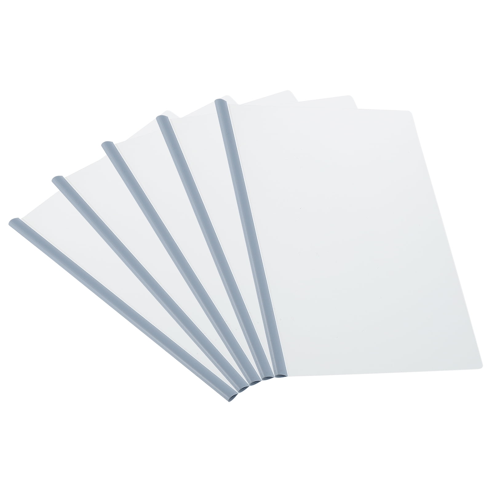 Uxcell Clear Report Covers with Sliding Bar, 5 Pcs 8mm Slide-Grip ...